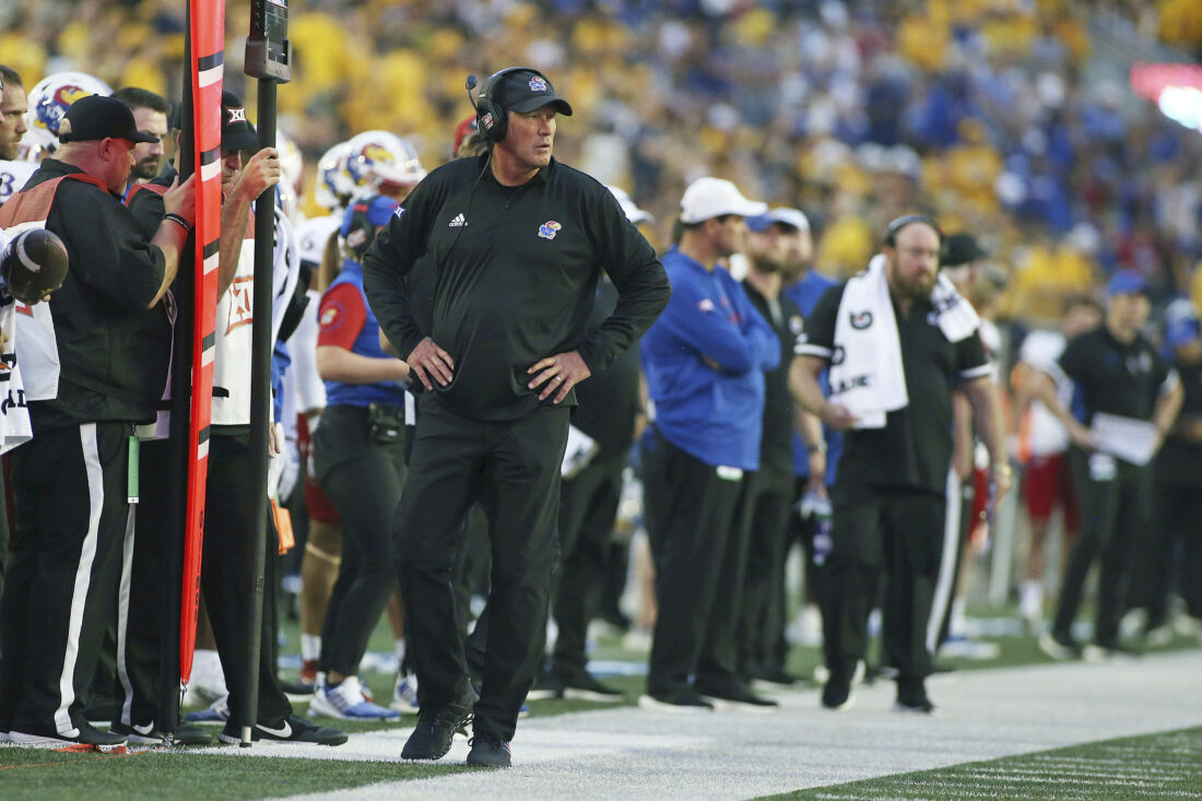 Kansas football coach Lance Leipold says focus is on KU not Nebraska ...